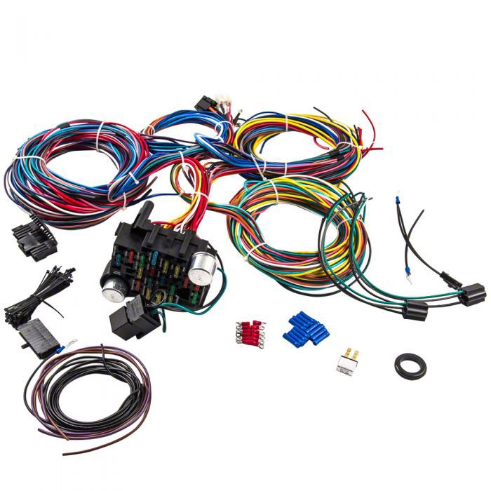 Corvette Wiring Harness; 21-Circuit (Universal; Some Adaptation May Be ...