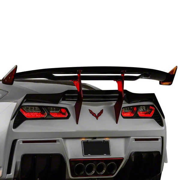 Corvette XIK GT Series 2 Style Rear Deck Wing; Carbon Fiber (14-19 ...