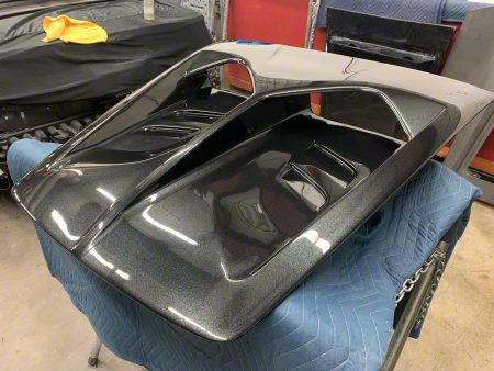 Corvette XIK Series 1 Replacement Split Rear Window; Carbon Flash (14 ...