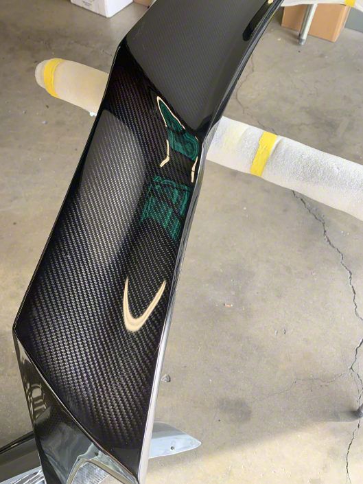 Corvette XIK Series II Rear Deck Wing; Carbon Fiber (14-19 Corvette C7 ...