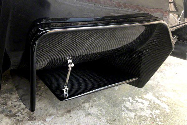 Corvette XIK Series II Rear Diffuser; Carbon Fiber (14-19 Corvette C7 ...