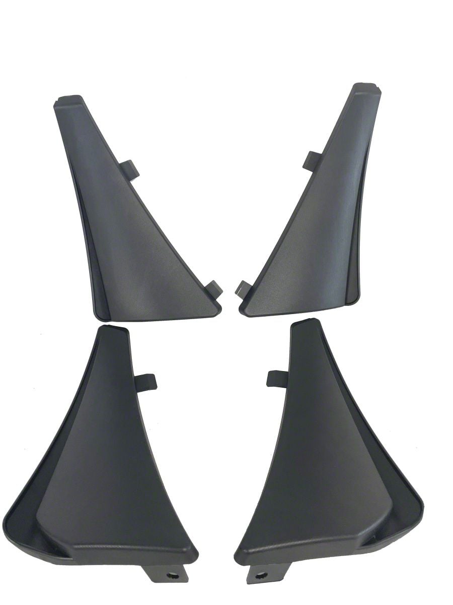 Corvette XL Premium Splash Guards; Arctic White (20-26 Corvette C8 ...