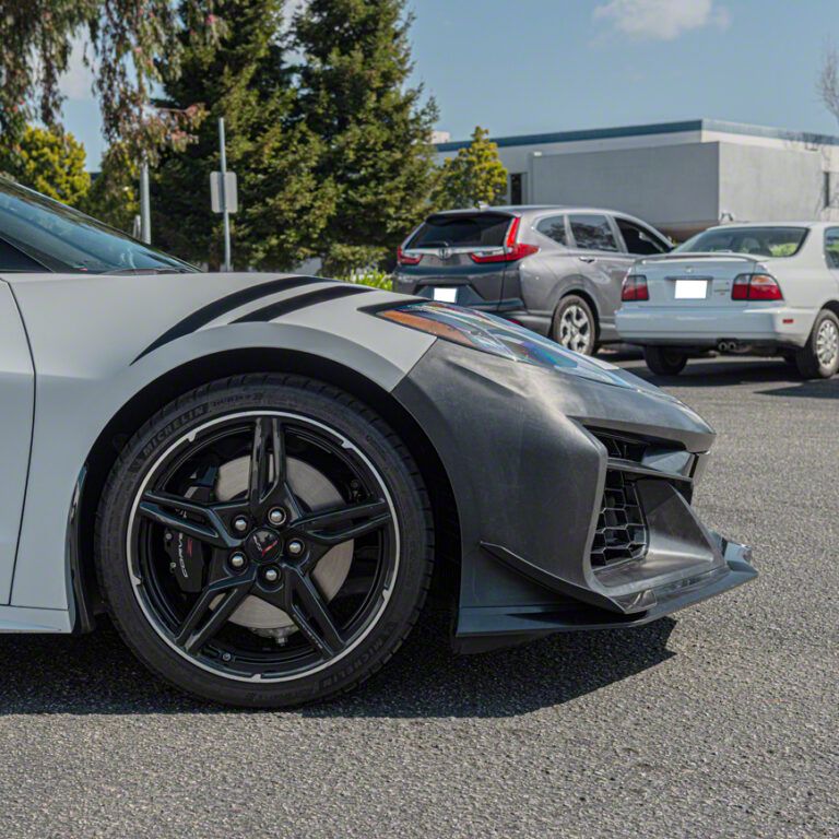 Corvette Z06 Style Conversion Front Bumper; Unpainted (20-25 Corvette ...