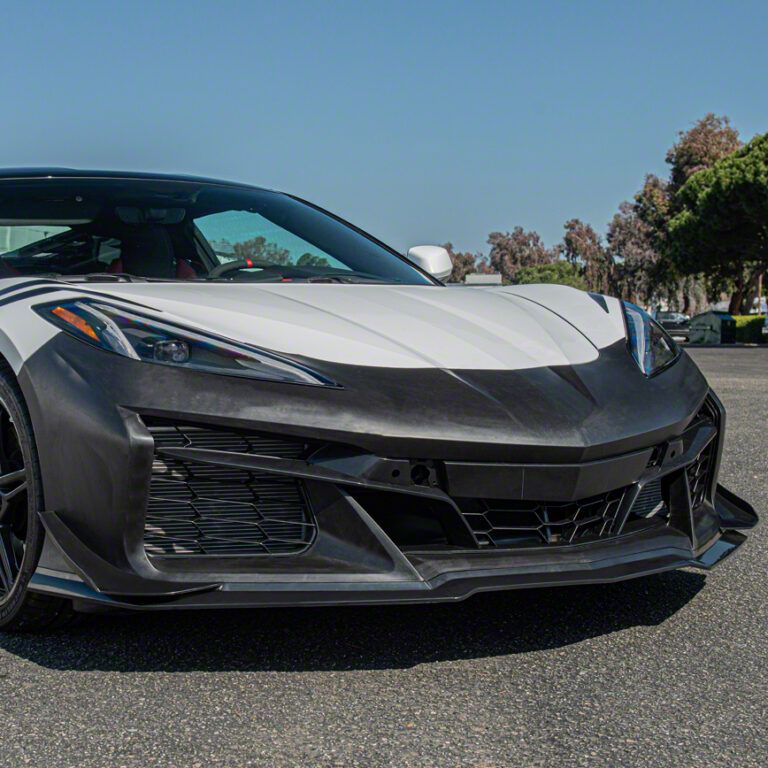 Corvette Z06 Style Conversion Front Bumper; Unpainted (20-24 Corvette ...