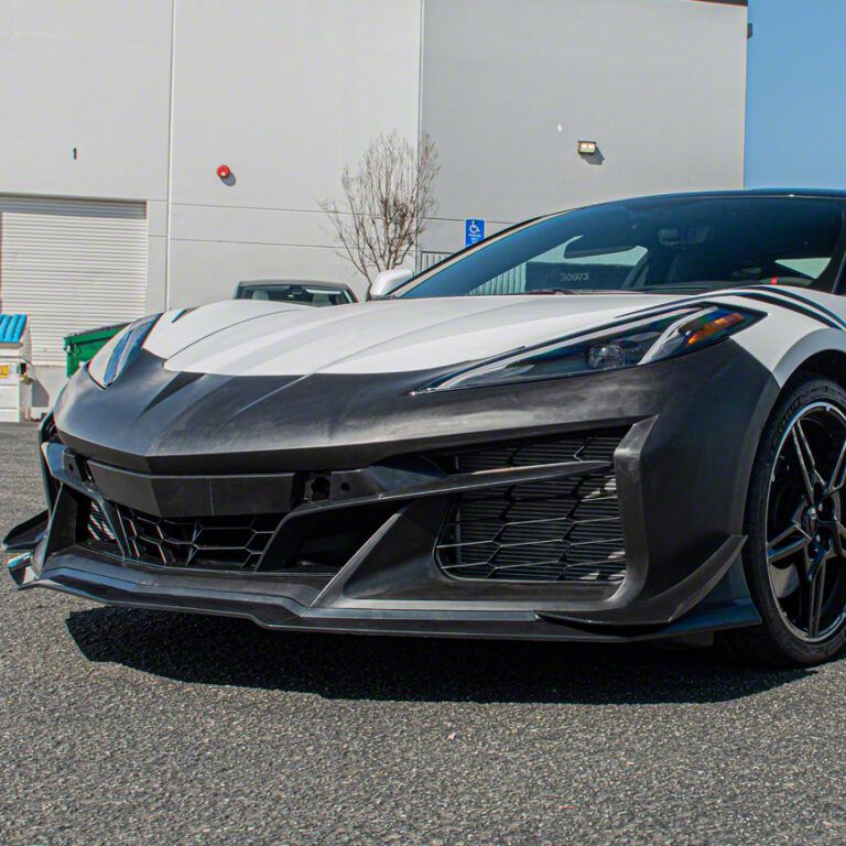 Corvette Z06 Style Conversion Front Bumper; Unpainted (20-25 Corvette ...