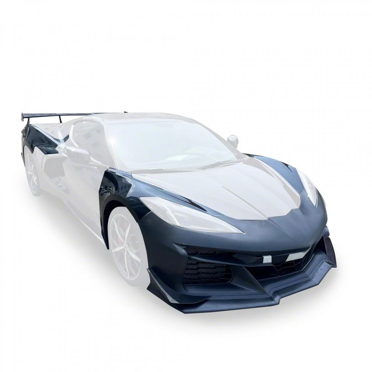 Corvette Z06 Style Widebody Conversion Body Kit; Unpainted (20-25 ...