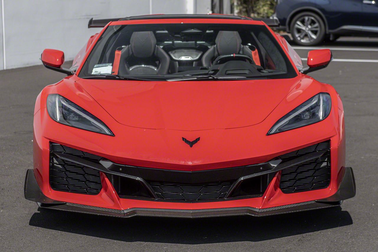 Corvette Z07 Performance Package Front Side Canard Dive Planes; Carbon ...