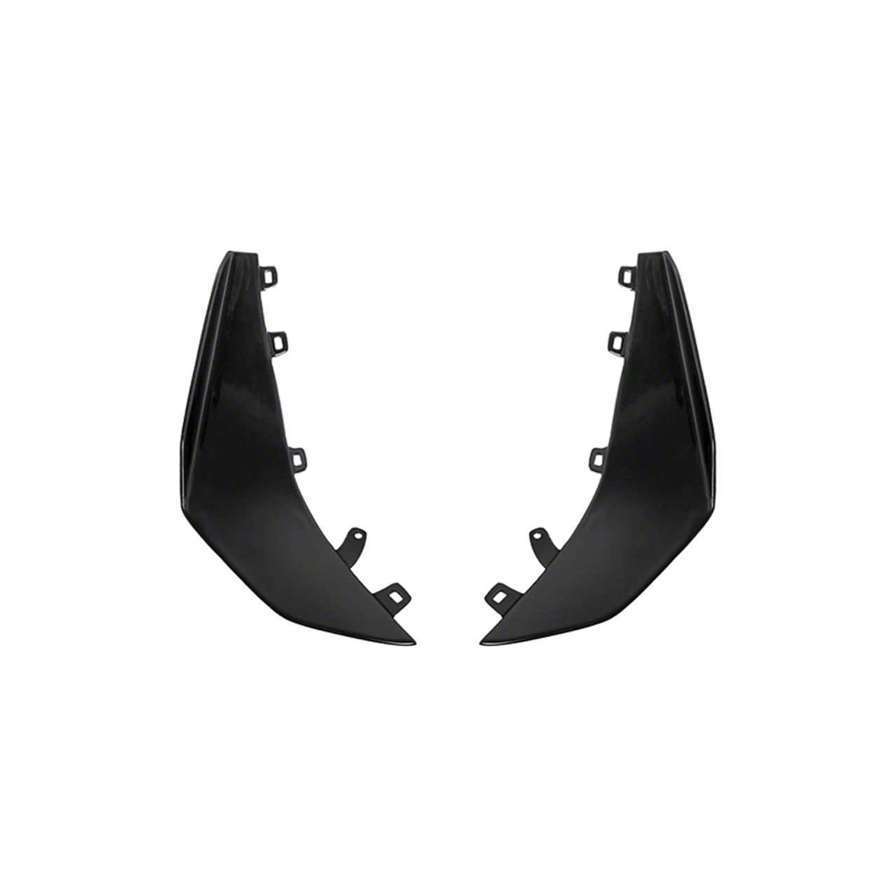 Corvette Z07 Performance Package Front Side Canard Dive Planes; Carbon ...