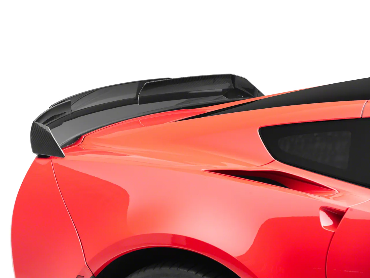 Corvette Z07 Stage 3 Performance Package Style Rear Spoiler with Dark ...