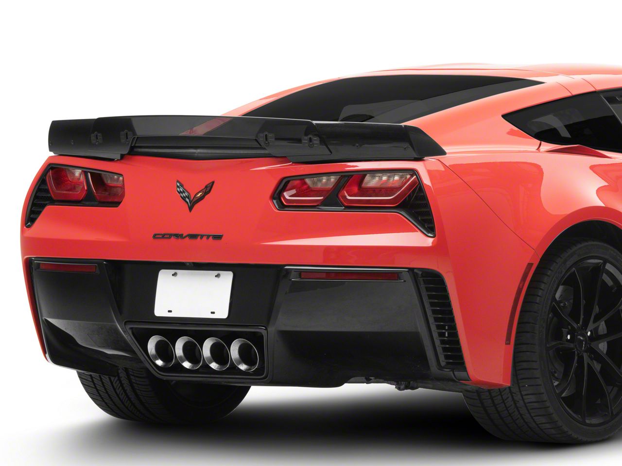 Corvette Z07 Stage 3 Performance Package Style Rear Spoiler with Dark ...