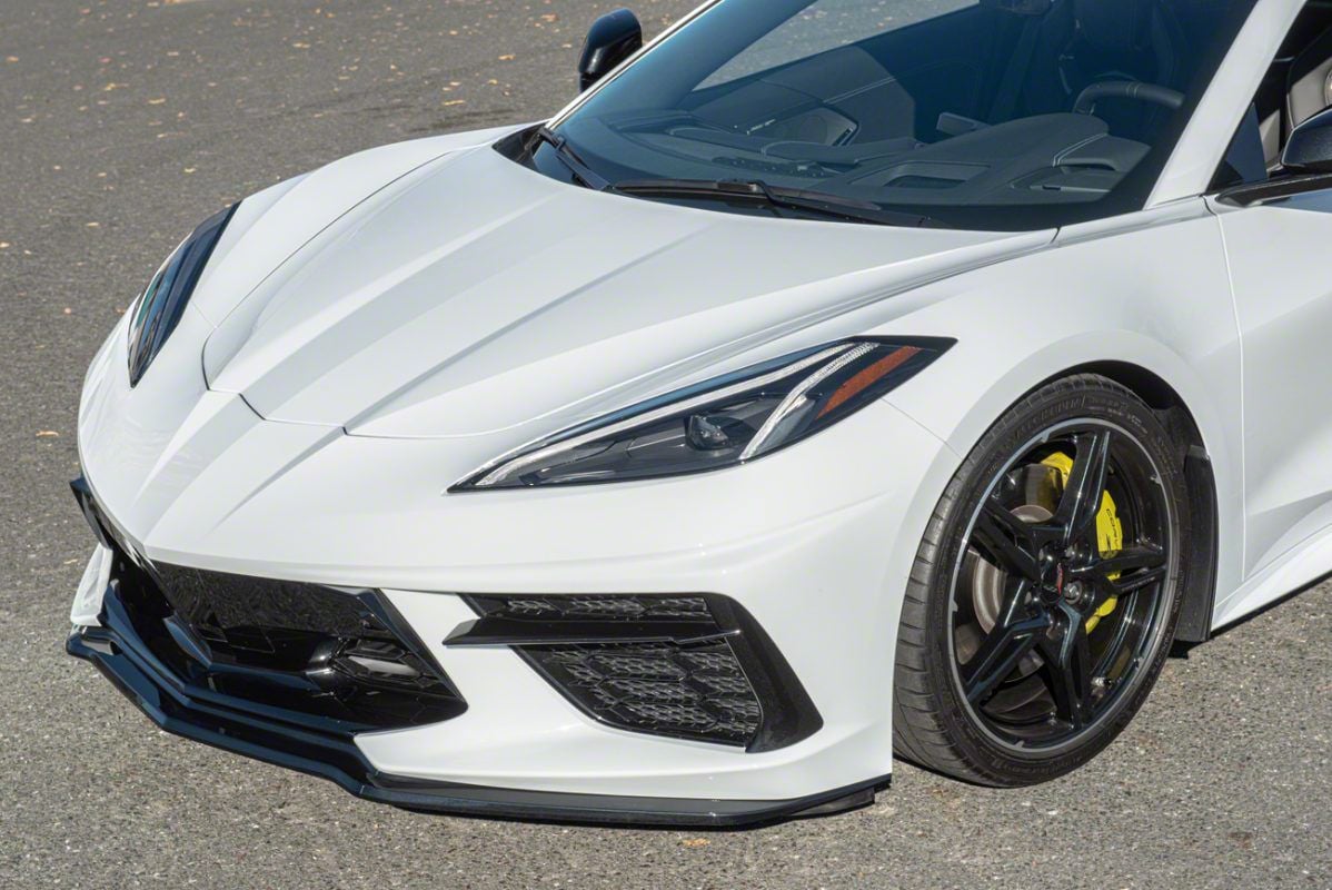 Corvette Z51 Performance Package Front Splitter; 3-Piece Version ...
