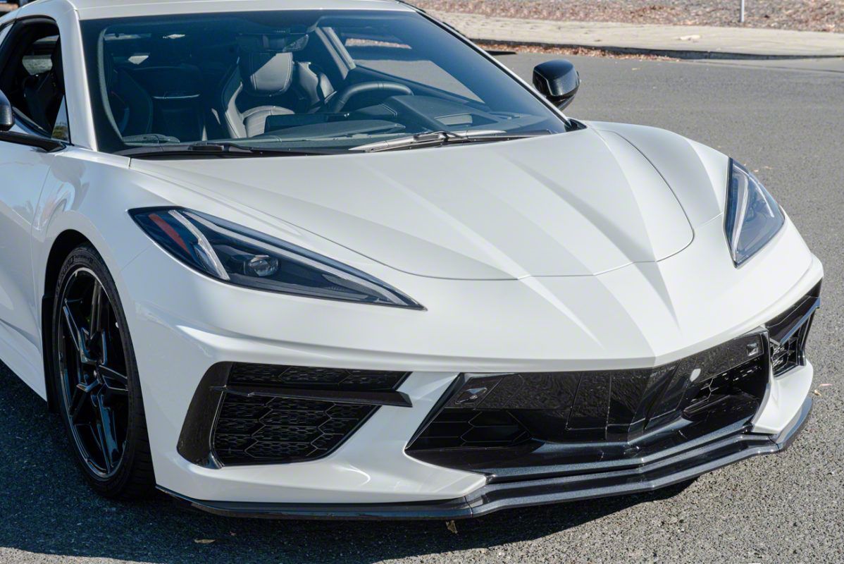 Corvette Z51 Performance Package Front Splitter; 3-Piece Version ...
