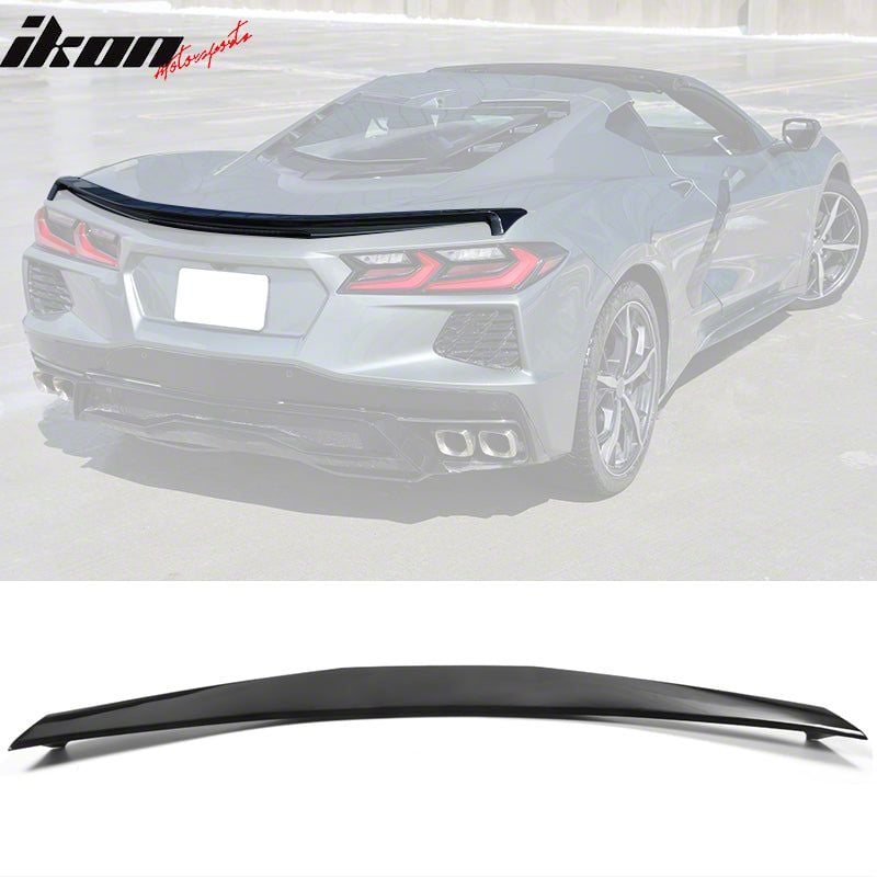 Corvette Z51 Style Low Profile Rear Spoiler; Gloss Black (20-26 ...