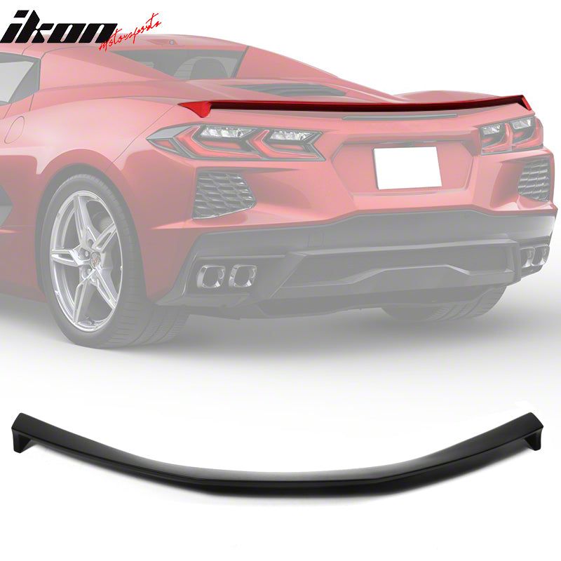 Corvette Z51 Style Low Profile Rear Spoiler; Unpainted (20-26 Corvette ...