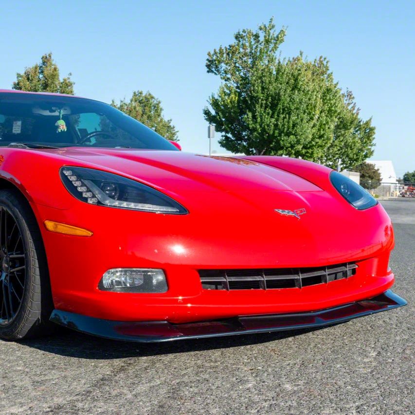 Corvette ZR1 Conversion Package Extended Front Splitter; Unpainted (05 ...
