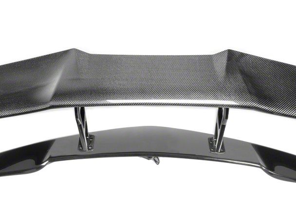 Corvette ZR1 Conversion Package High Rear Spoiler; Carbon Fiber (14-19 ...