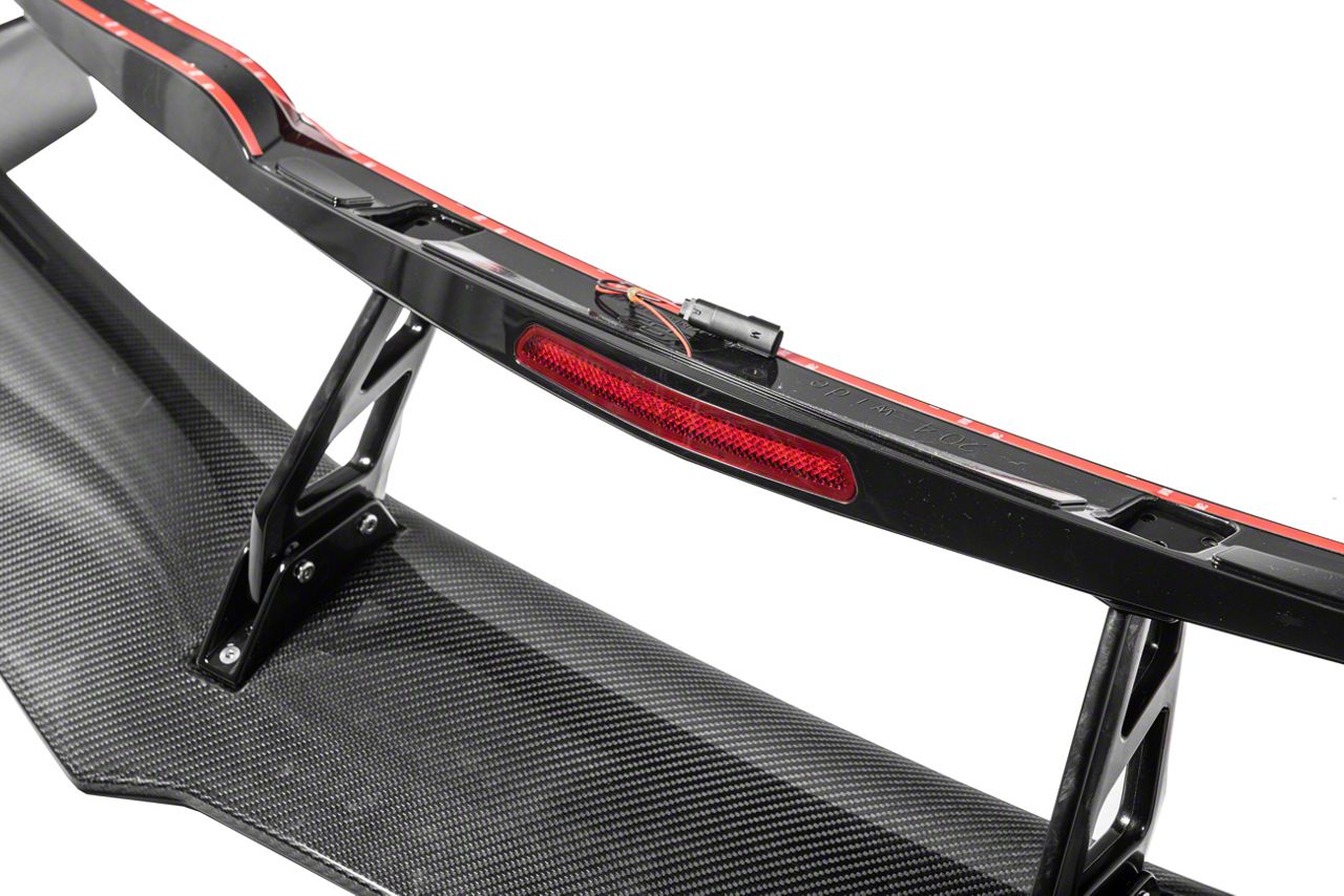 Corvette ZR1 Conversion Package High Rear Spoiler; Carbon Fiber (14-19 ...