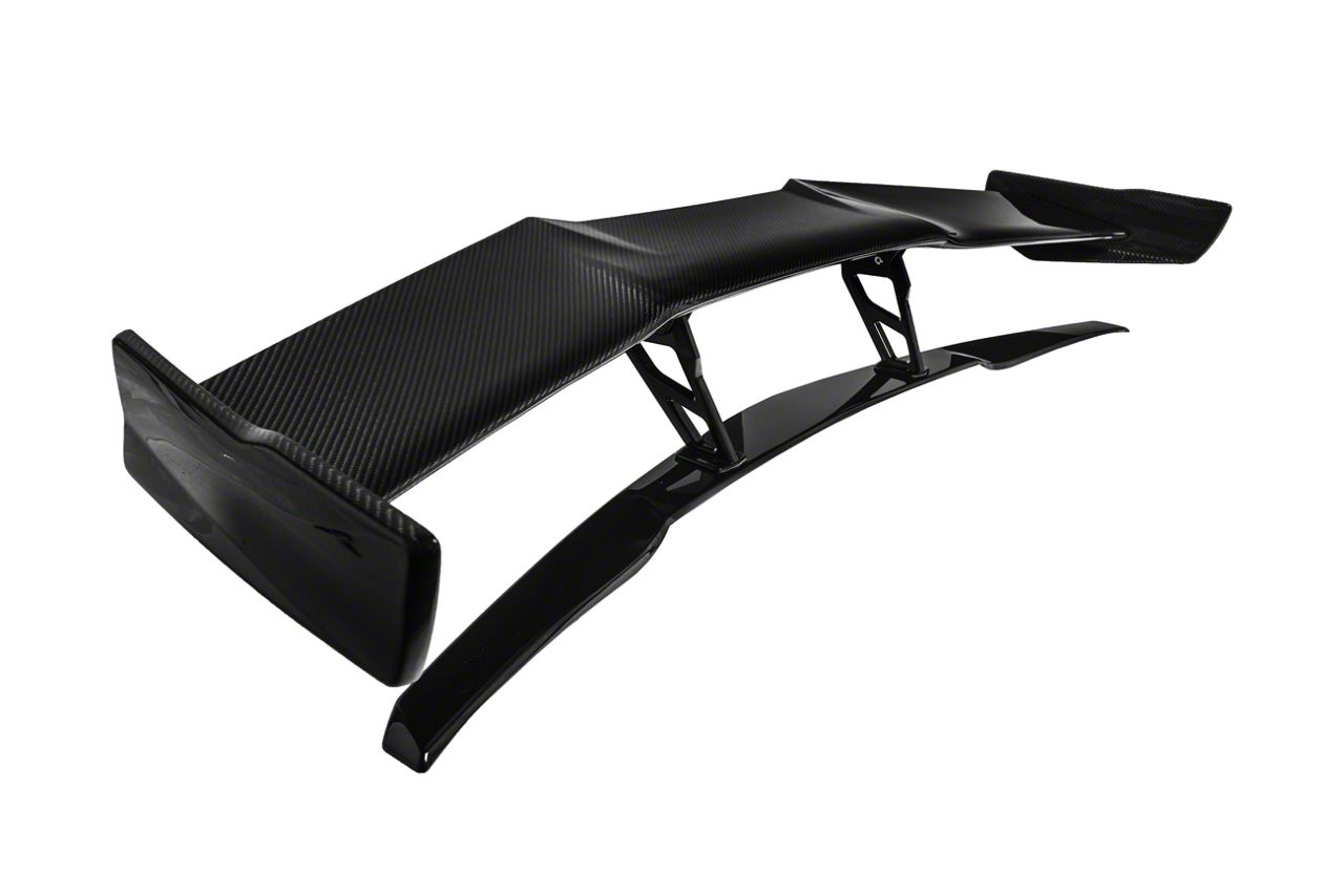 Corvette ZR1 Conversion Package High Rear Spoiler; Carbon Fiber (14-19 ...