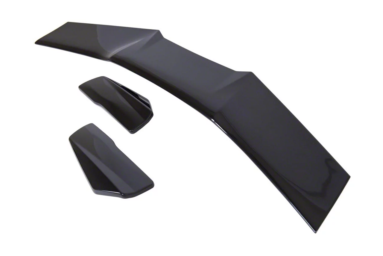 Corvette ZR1 Conversion Package High Rear Spoiler; Carbon Flash ...