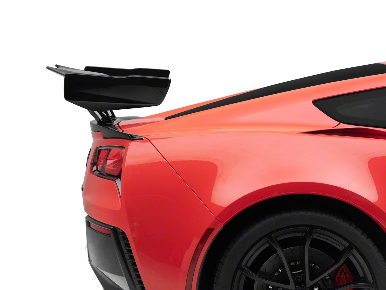Corvette ZR1 Conversion Package High Rear Spoiler; Carbon Flash ...