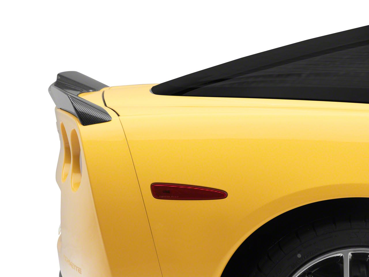 Corvette ZR1 Extended Rear Spoiler; Carbon Fiber (05-13 Corvette C6 ...