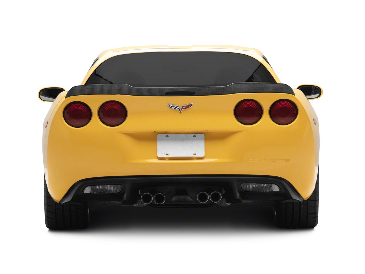 Corvette ZR1 Extended Rear Spoiler; Carbon Fiber (05-13 Corvette C6 ...