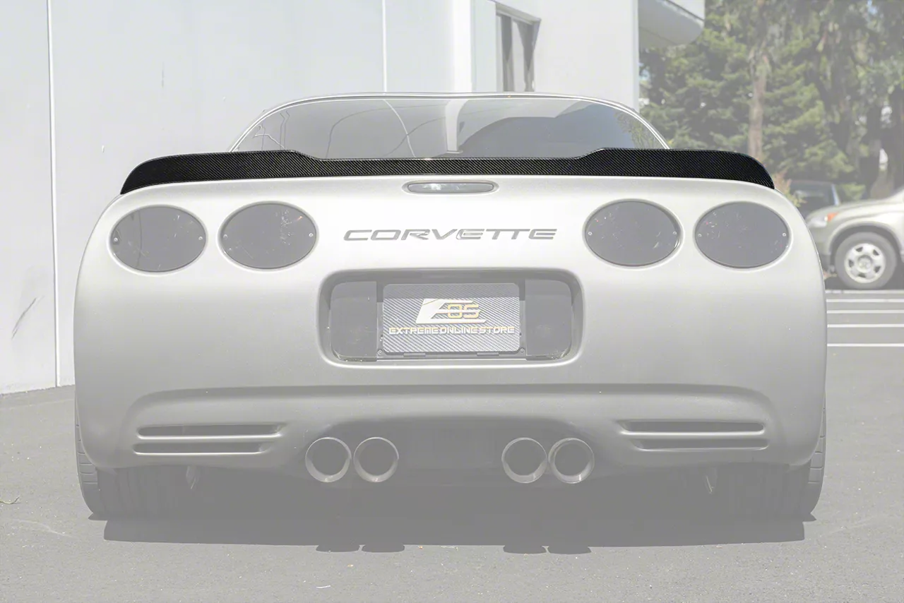 Corvette ZR1 Extended Rear Spoiler; Carbon Fiber (97-04 Corvette C5 ...
