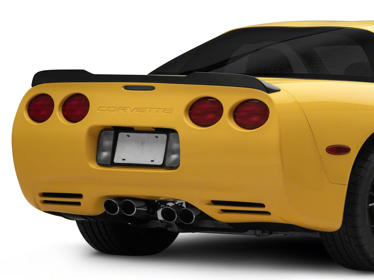 Corvette ZR1 Extended Rear Spoiler; Carbon Flash (97-04 Corvette C5 ...