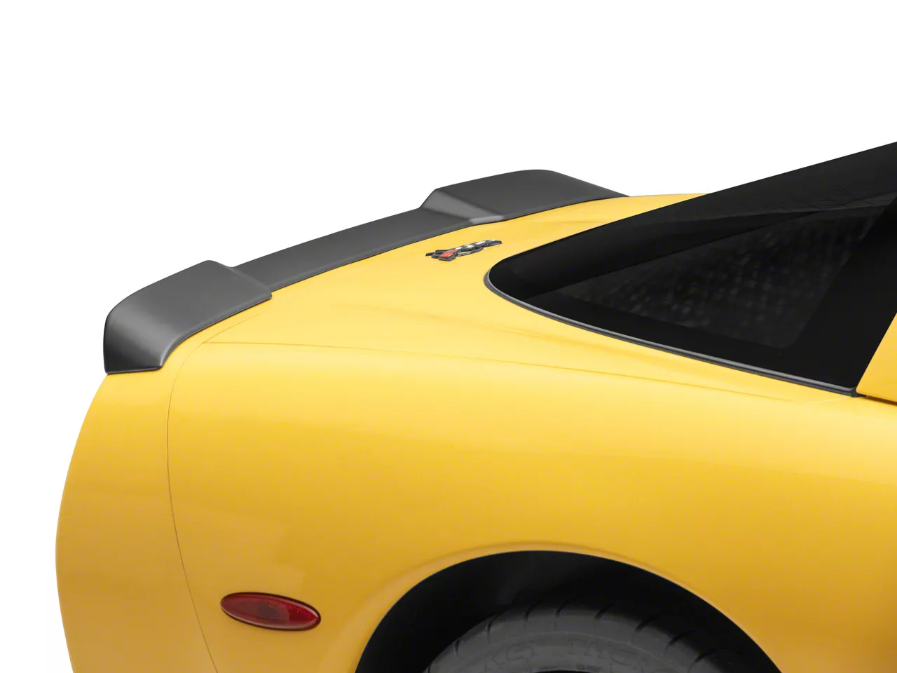 Corvette ZR1 Extended Rear Spoiler; Primer Black (97-04 Corvette C5 ...