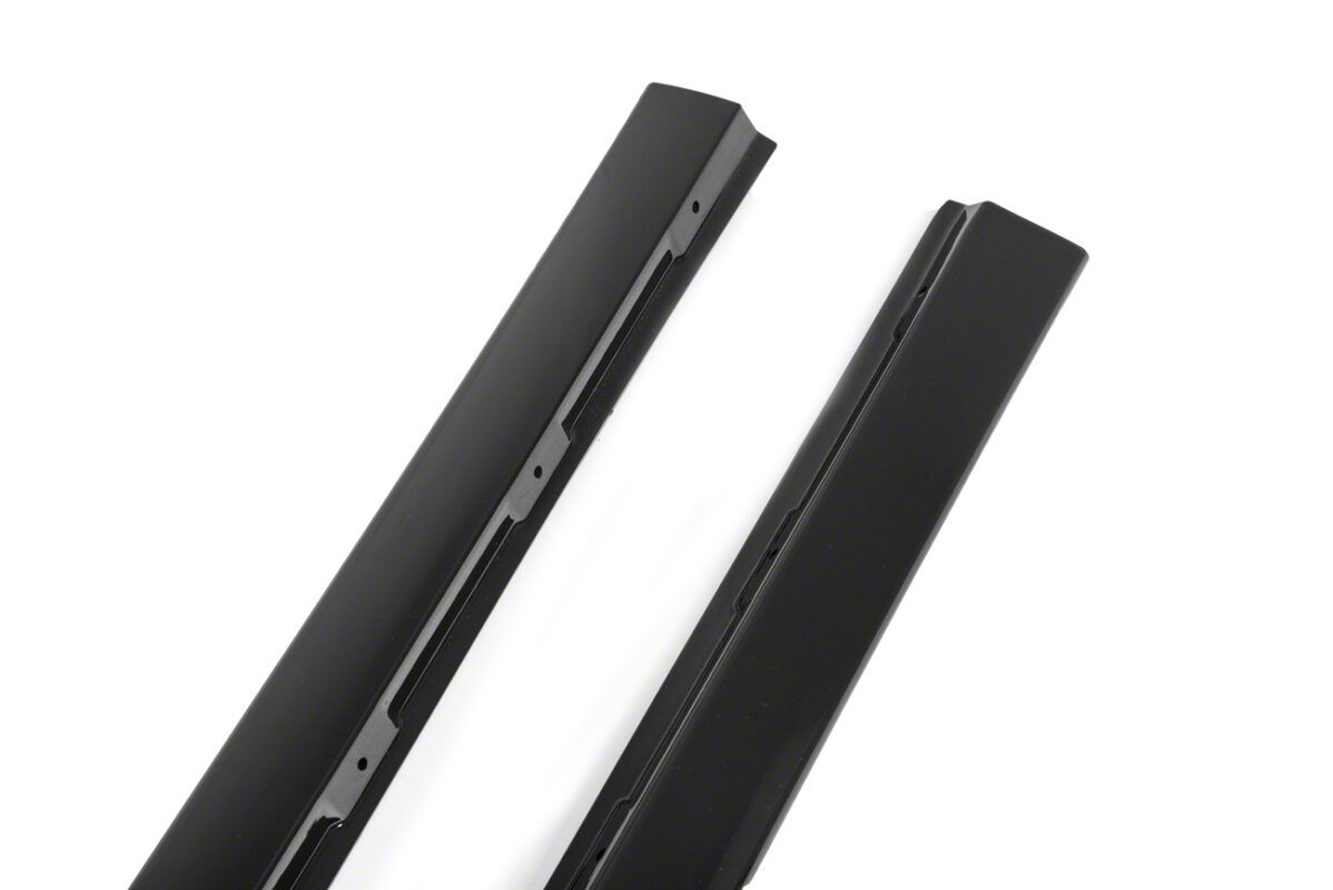 Corvette ZR1 Side Skirt Rocker Panels; Gloss Black (06-13 Corvette C6 ...