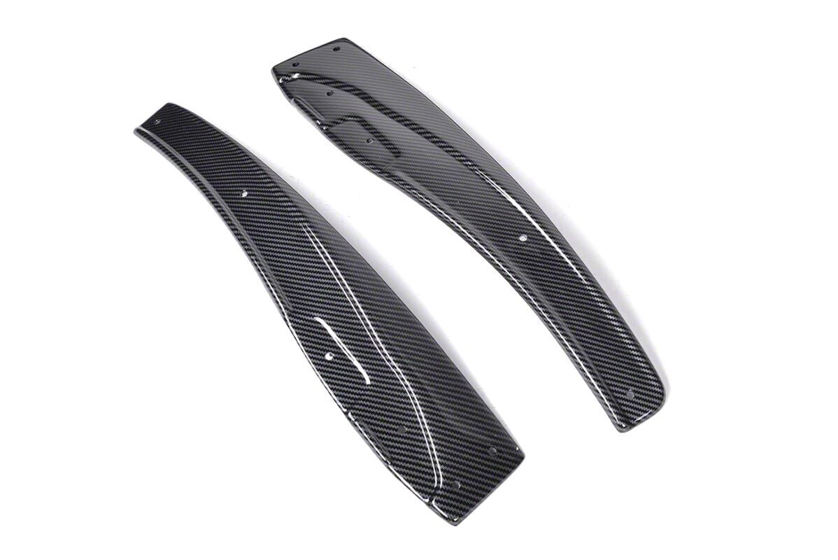 Corvette ZR1 Side Skirt Rocker Panels; Hydro-Dipped Carbon (06-13 ...