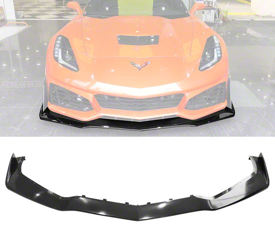 Corvette ZR1 Style Chin Spoiler; Unpainted (14-19 Corvette C7 ...