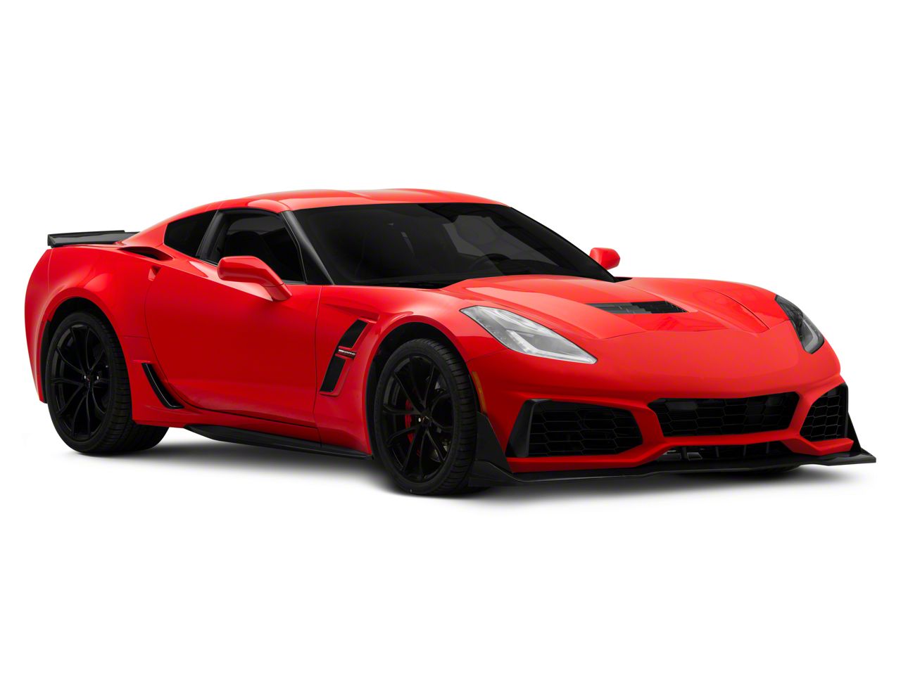 Corvette ZR1 Style Conversion Front Bumper; Black (14-19 Corvette C7 ...
