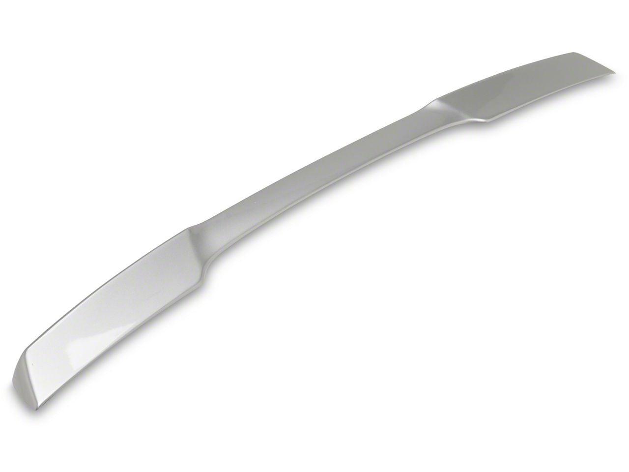 Corvette ZR1 Style Rear Spoiler; Machine Silver (05-13 Corvette C6 ...