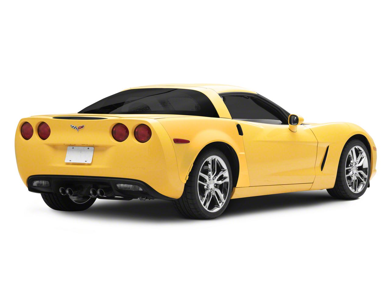 Corvette ZR1 Widebody Conversion Rear Fenders; Unpainted (05-13 ...