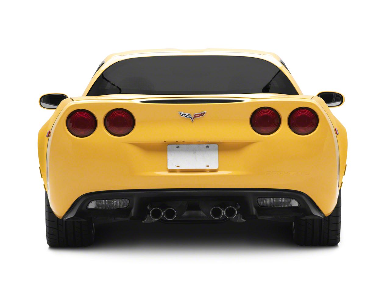 Corvette ZR1 Widebody Conversion Rear Fenders; Unpainted (05-13 ...