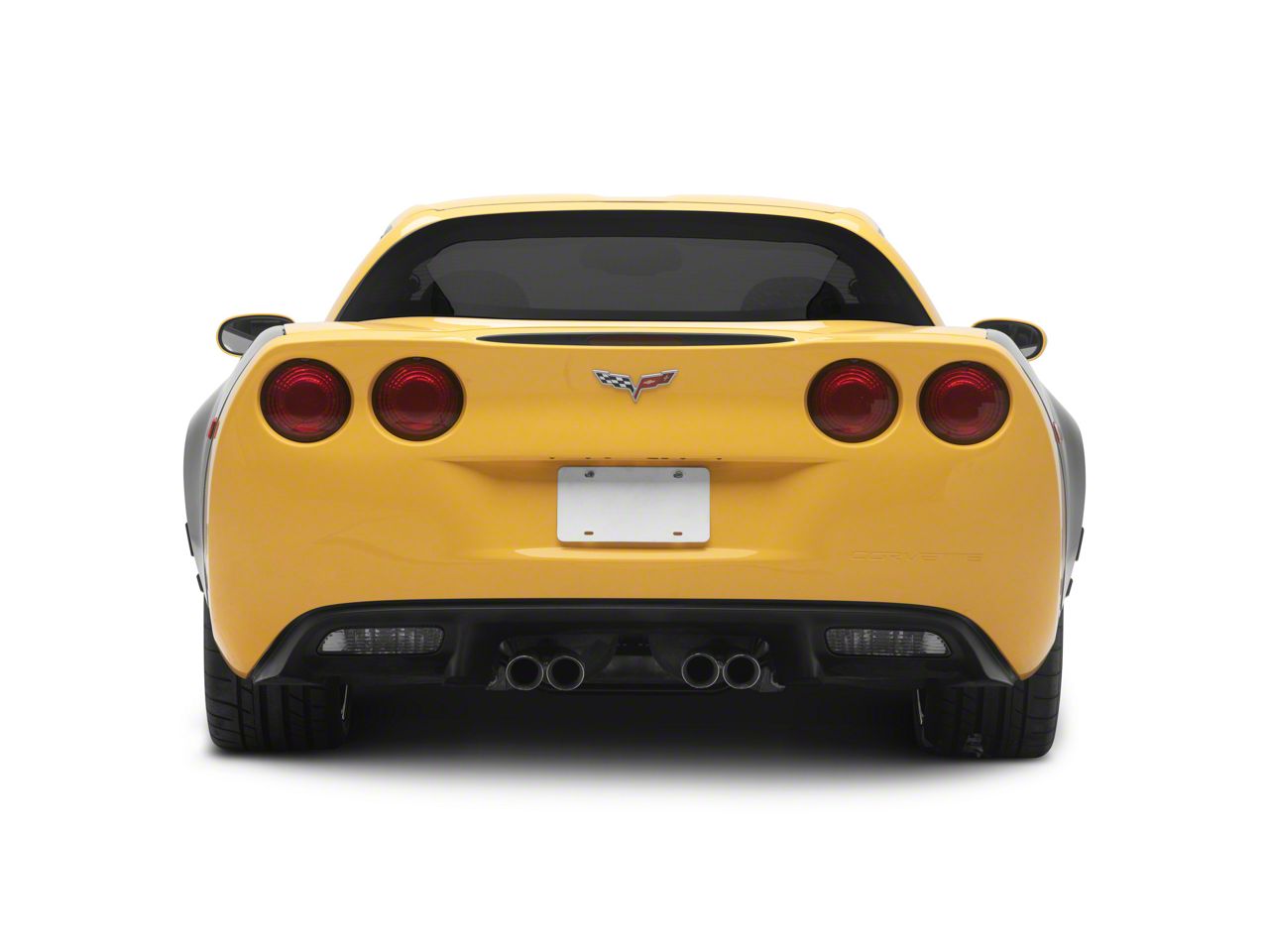 Corvette ZR1 Widebody Conversion Rear Side Fenders; Carbon Fiber (05-13 ...
