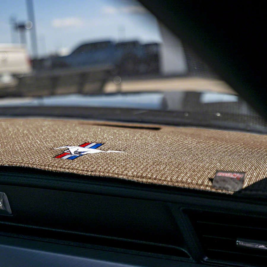 Covercraft Ltd Edition Mustang Custom Dash Cover with Mustang Tri-Bar ...