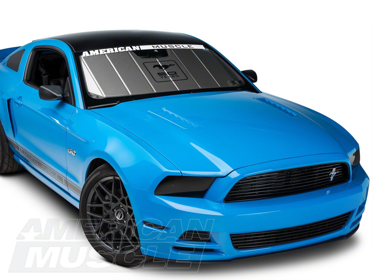 Covercraft UVS100 Heat Shield Mustang Custom Sunscreen; 50th ...
