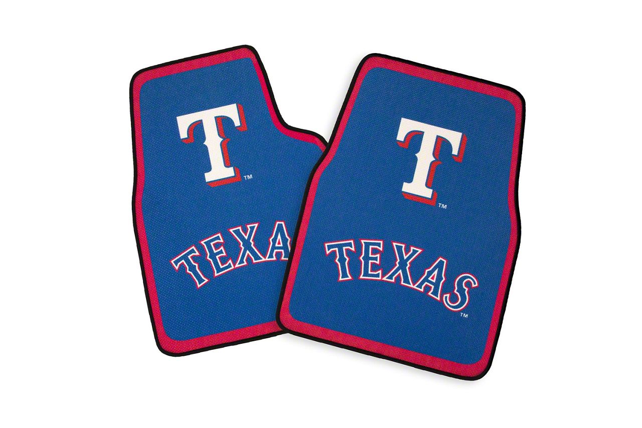 Coverking Mustang Printed Floor Mats with Texas Rangers Logo HRQJUH ...