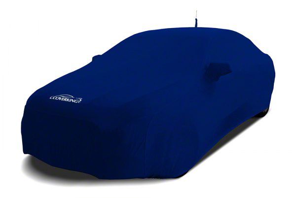 Coverking Mustang Satin Stretch Indoor Car Cover; Impact Blue ...