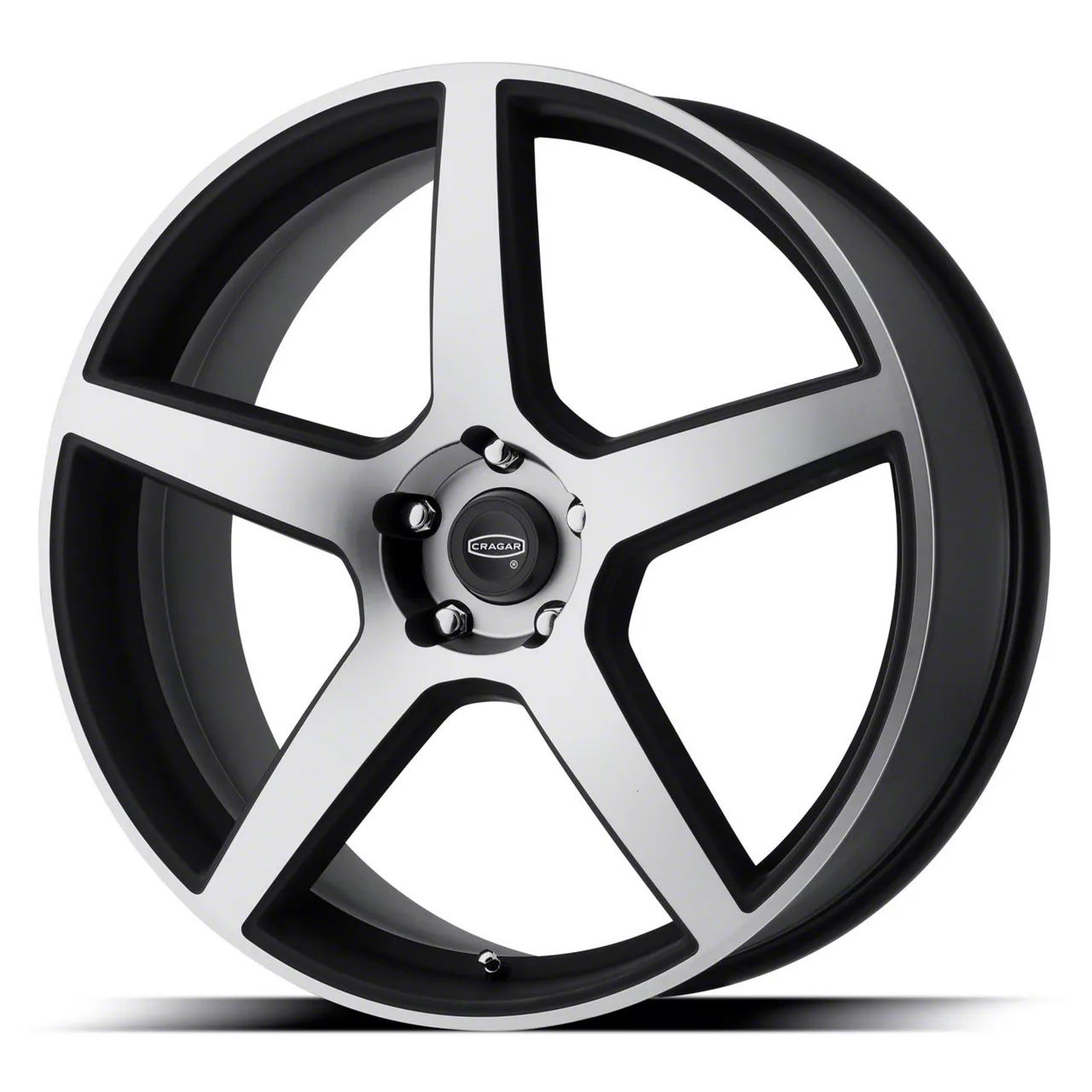 Cragar Challenger 620 Series Matte Black Machined Wheel; 20x10; 15mm ...