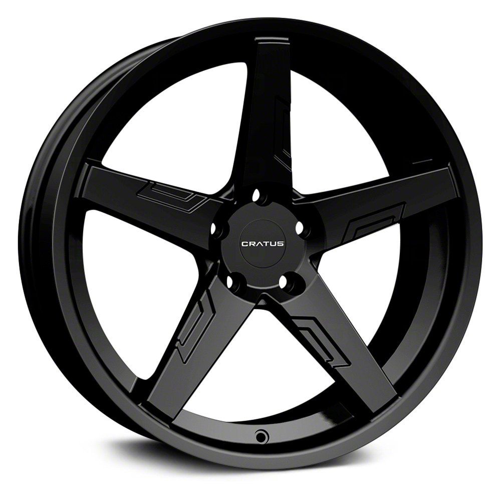 Cratus Charger CR107 Gloss Black Wheel; 22x9; 15mm Offset CR1072290541 ...
