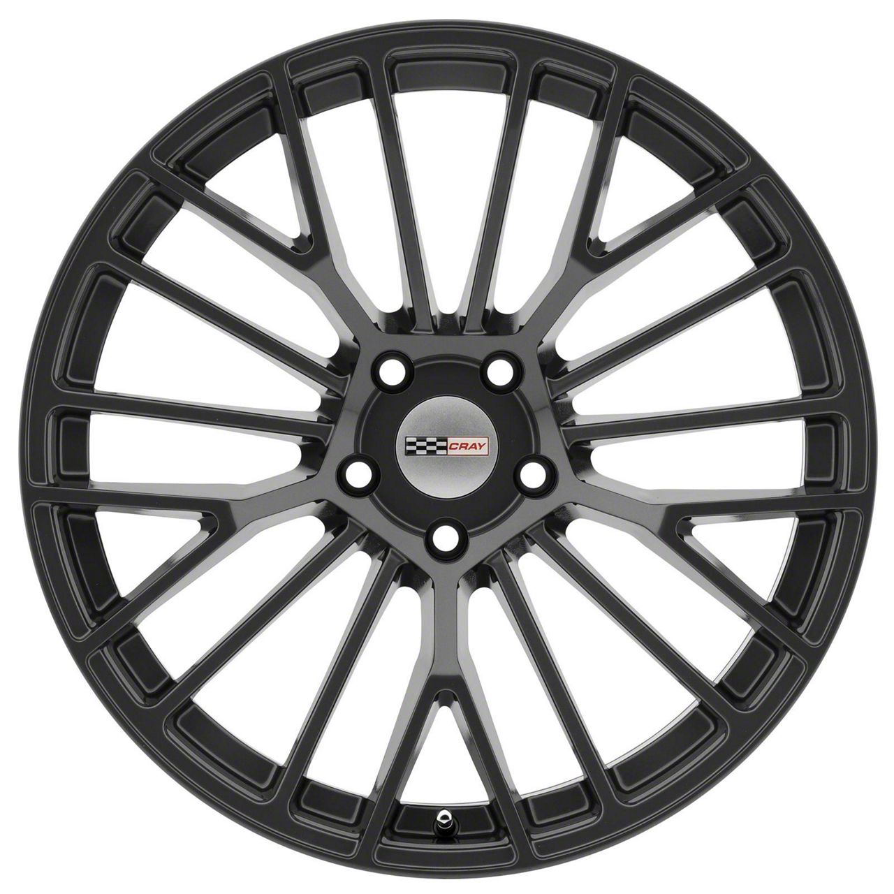 Cray Corvette Astoria High Gloss Gunmetal Wheel; 19x9; 50mm Offset ...