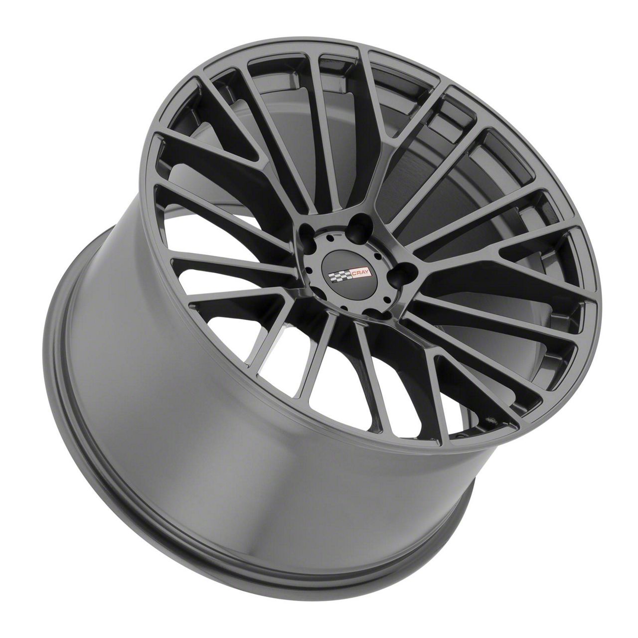 Cray Corvette Astoria High Gloss Gunmetal Wheel; 19x9; 50mm Offset ...