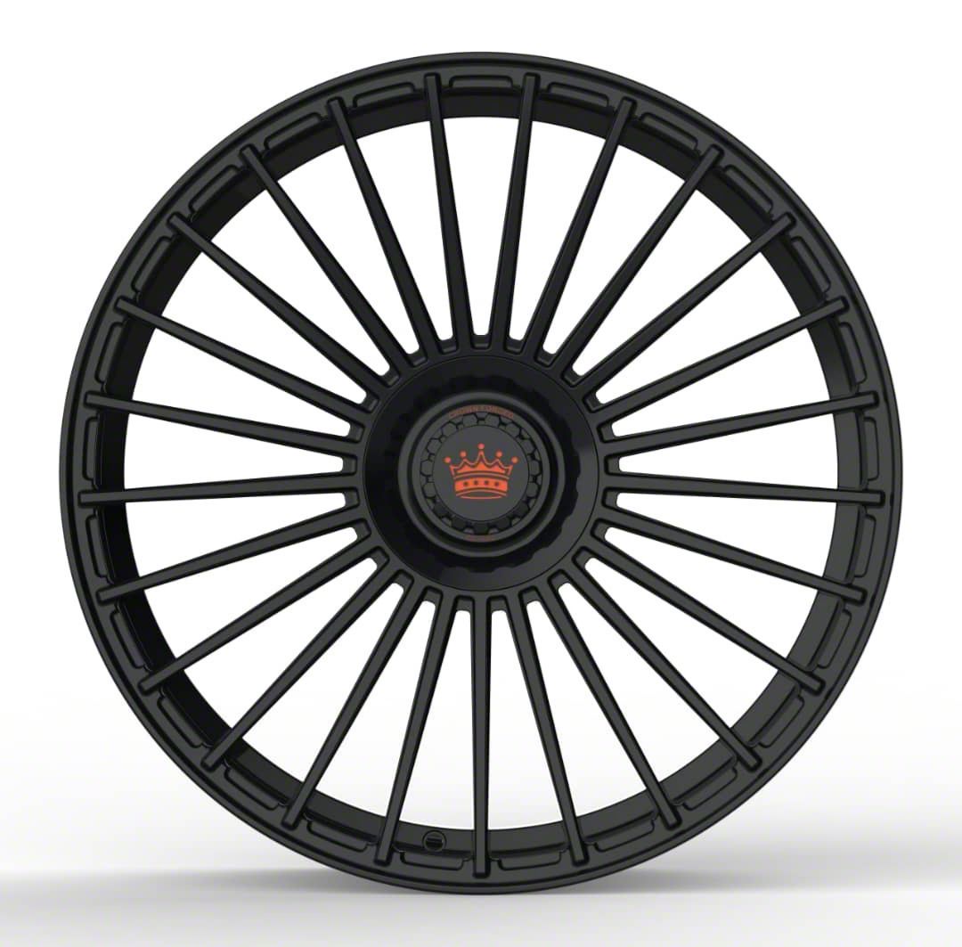 Crown Forged Wheels Camaro CF-AR2 Gloss Black Wheel; Rear Only; 20x11.5 ...