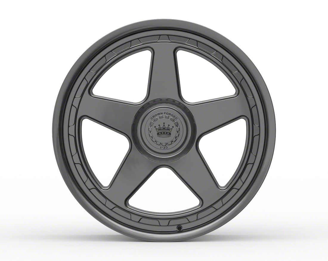 Crown Forged Wheels Camaro CF-1 Gunmetal Wheel; 19x10; 20mm Offset CF-1 ...