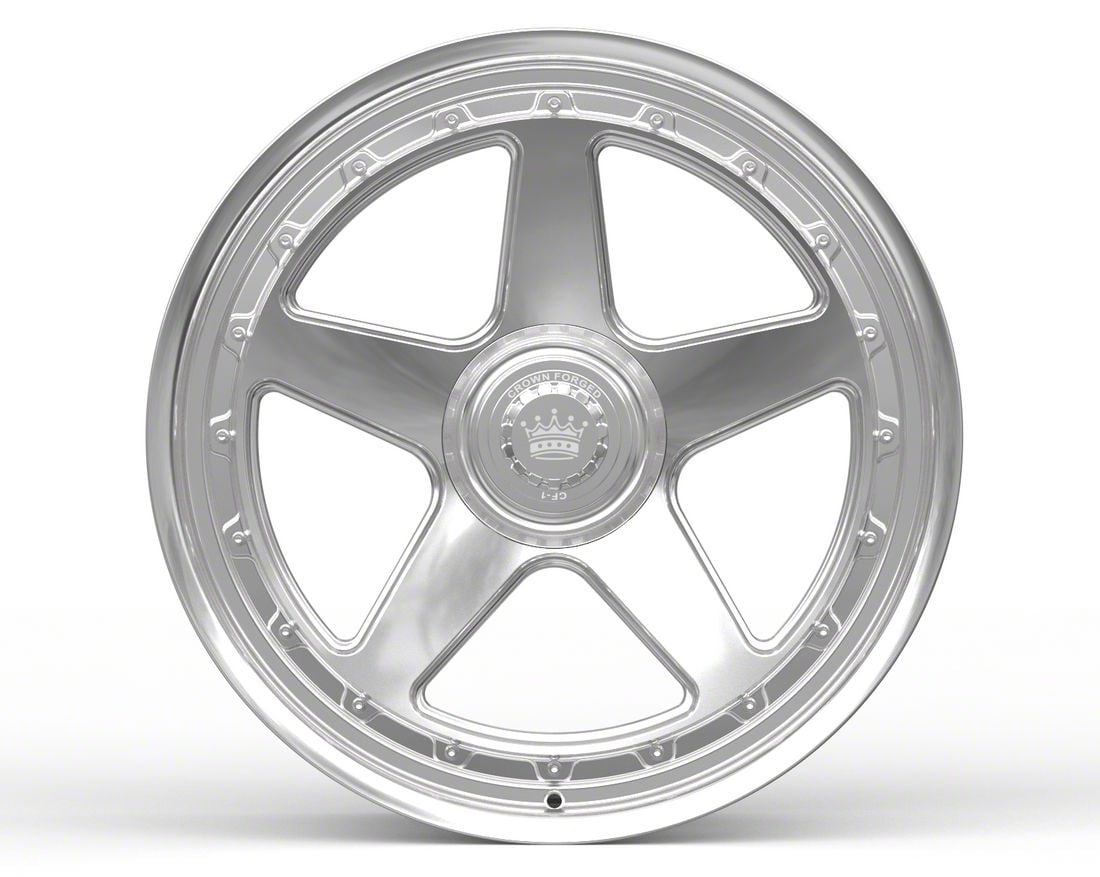 Crown Forged Wheels Camaro CF-1 Polished Wheel; 19x10; 20mm Offset CF-1 ...