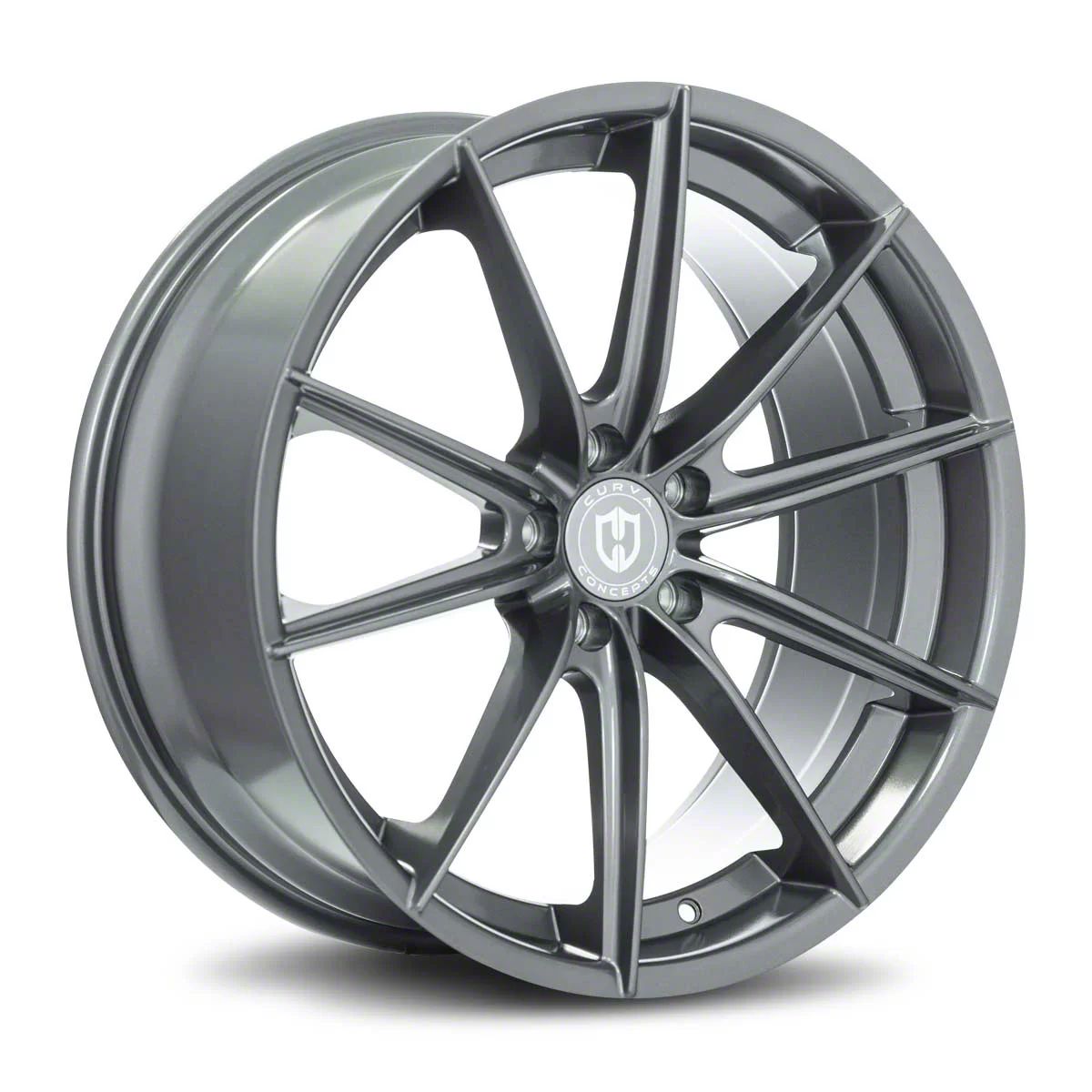 Curva Concepts Mustang CFF46 Gunmetal Wheel; 20x9; 35mm Offset CFFF46-20901143573GM (05-09 ...