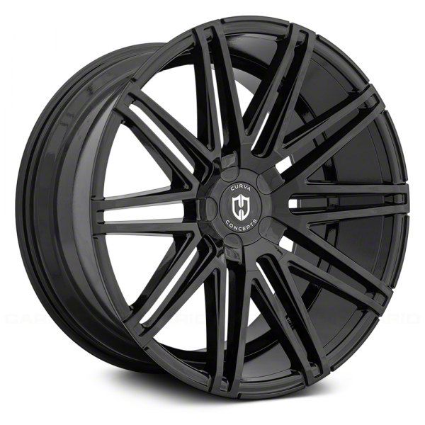 Curva Concepts Camaro C48 Gloss Black Wheel; 20x9; 35mm Offset C48 ...